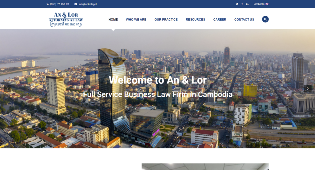 Home - An & Lor – Business Law Firm in Cambodia